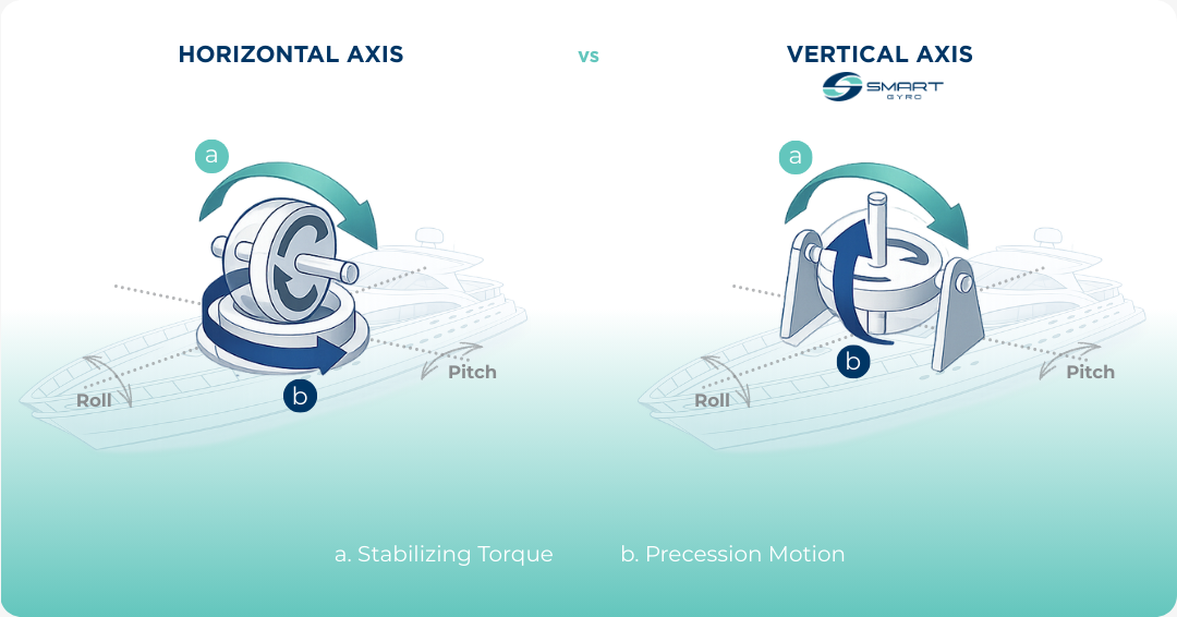 Horizontal Vs Vertical Axis Gyro Stabilizers: Why Orientation Matters